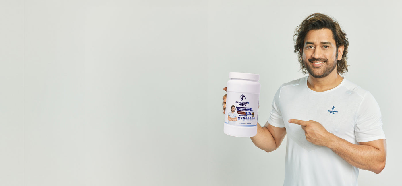 India's Favourite Athlete Standard Supplements | Explosive Whey
